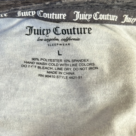 Juicy Couture | Intimates & Sleepwear | Juicy Couture Sleepwear Grey ...